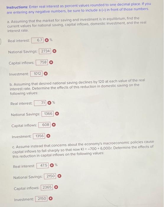 Solved b. Assuming that desired national saving declines by | Chegg.com