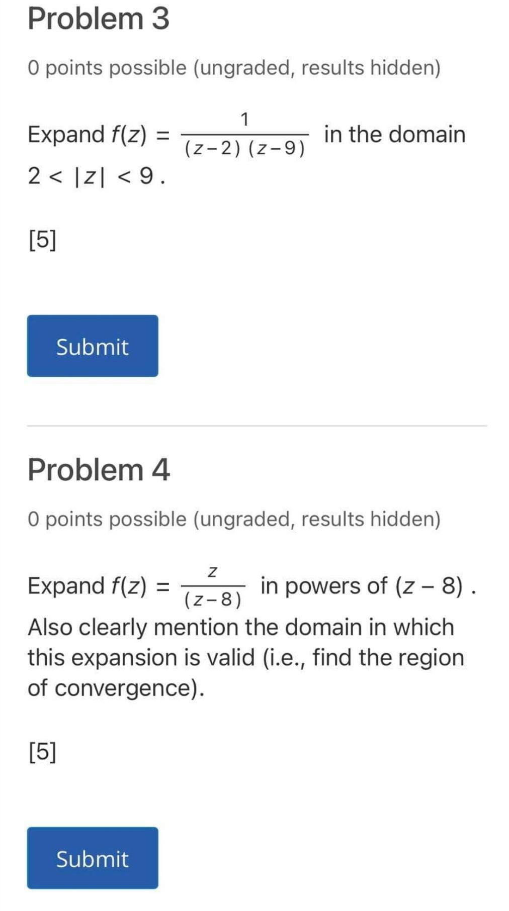 Solved Problem 3 O points possible (ungraded, results | Chegg.com