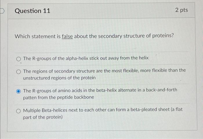 Solved Which statement is false about the secondary | Chegg.com