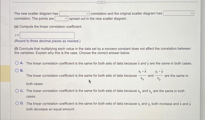 Solved Use the accompanying data set to complete parts (a) | Chegg.com