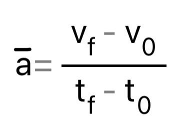 Solved aˉ=tf−t0vf−v0 | Chegg.com