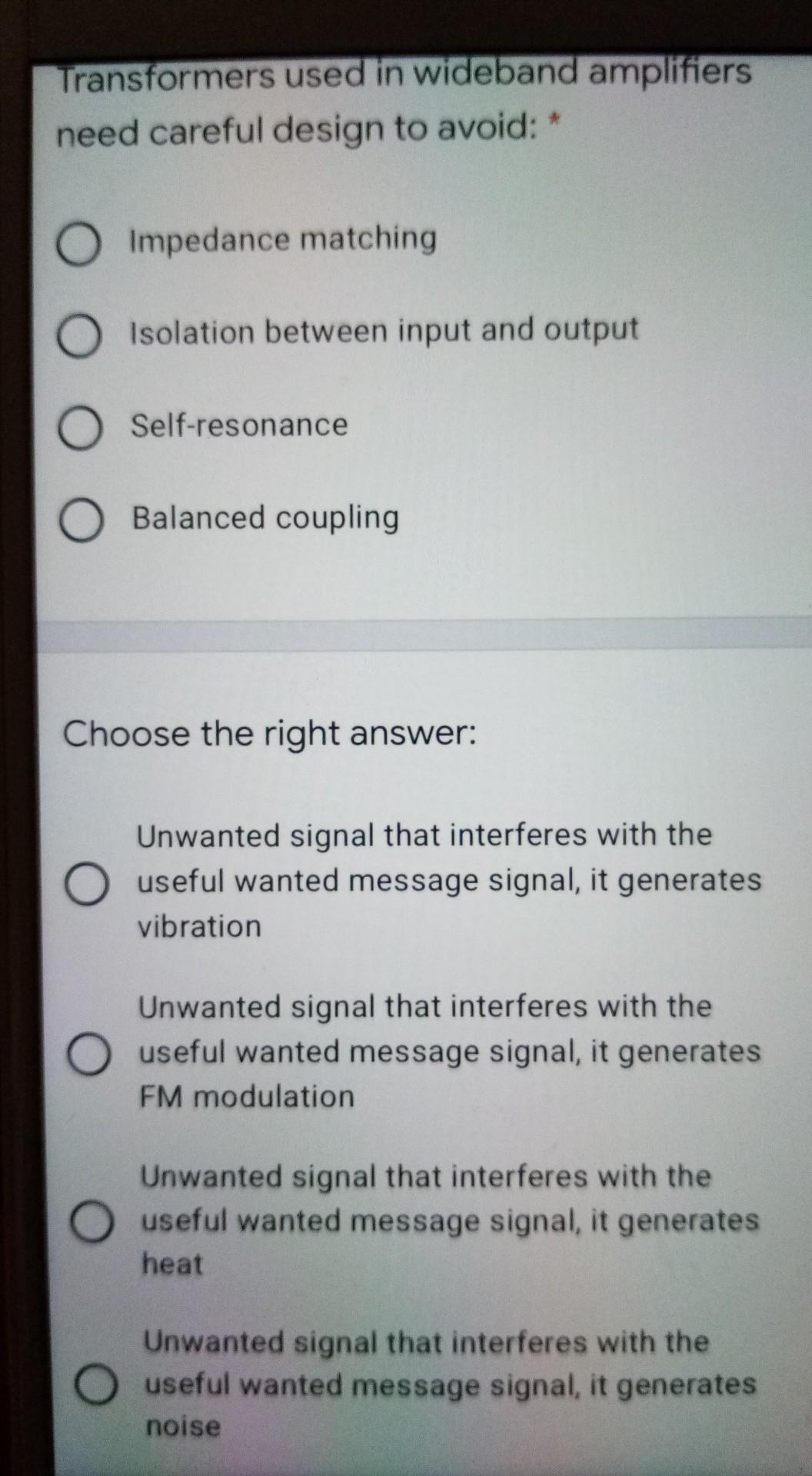 Solved Transformers used in wideband amplifiers need careful | Chegg.com