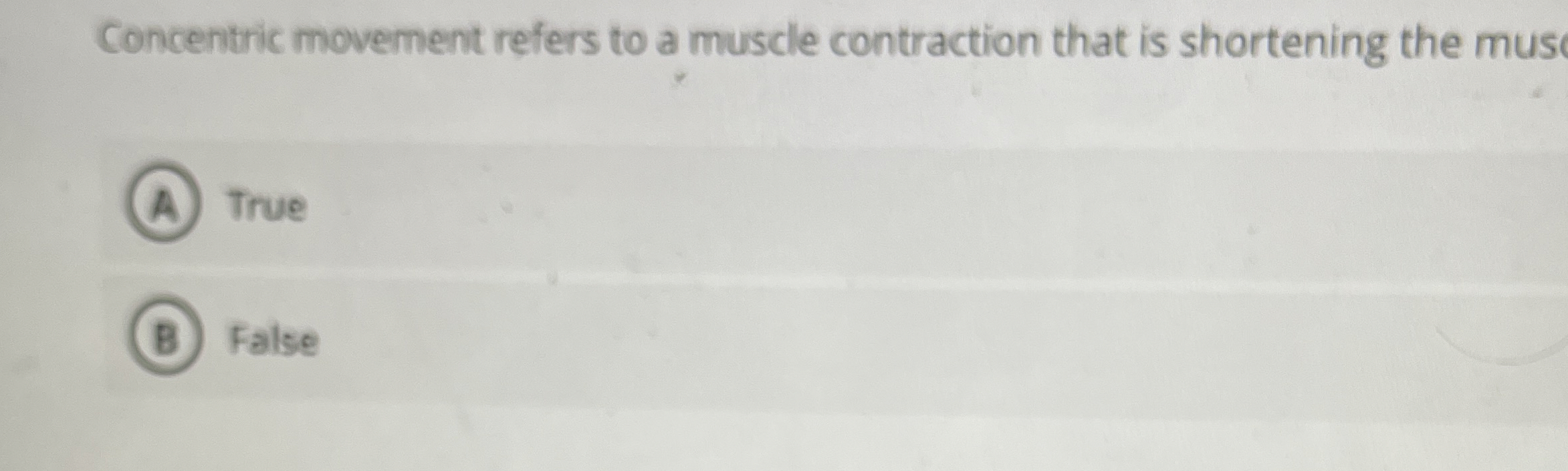 Solved Concentric movement refers to a muscle contraction | Chegg.com