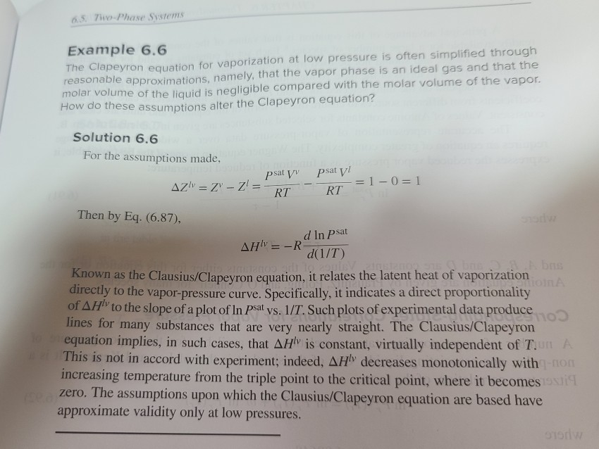Solved 6.14. Estimate the entropy change of vaporization of | Chegg.com