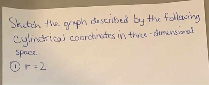 Solved Sketch the graph described by the following | Chegg.com