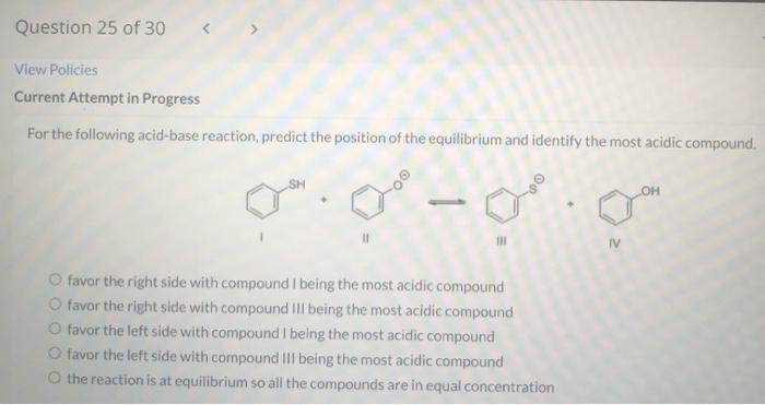 Solved Which of the following compounds is most acidic?Rank | Chegg.com