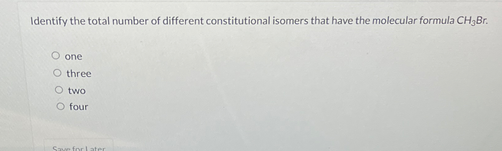 Solved Identify the total number of different constitutional | Chegg.com