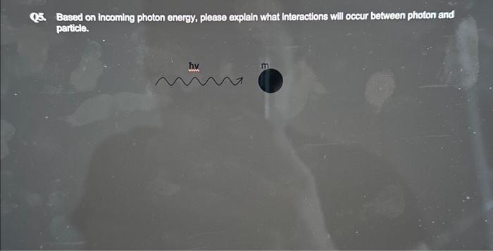 Solved 15. Based on incoming photon energy, please explain | Chegg.com
