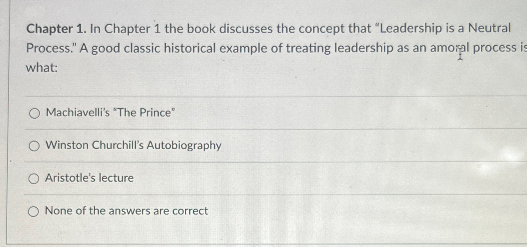 Solved Chapter 1. ﻿In Chapter 1 ﻿the book discusses the | Chegg.com
