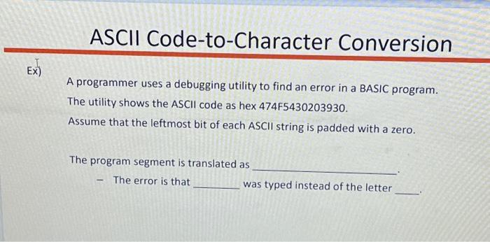Solved A Programmer Uses A Debugging Utility To Find An