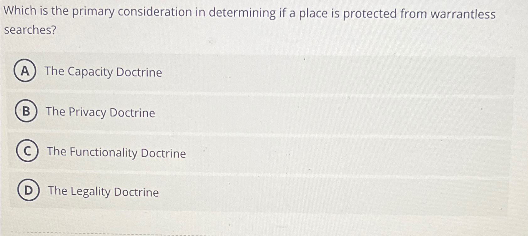 Solved Which is the primary consideration in determining if | Chegg.com
