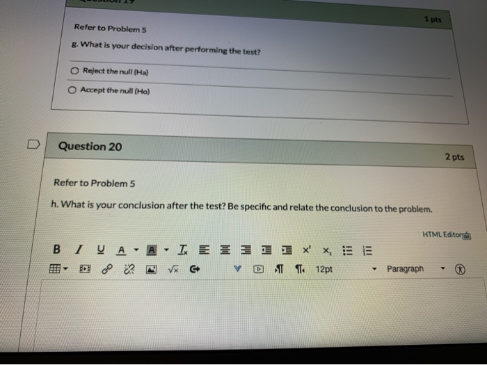 Solved Problem 5-A2 on Ch13-ANOVA Sweet Bay and Winn-Dixie | Chegg.com