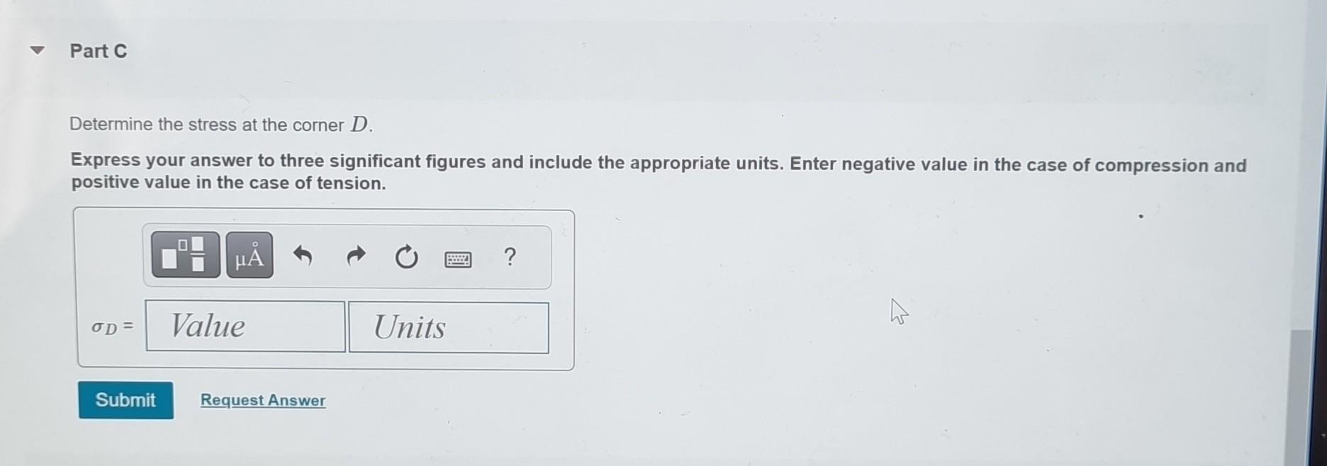 Solved The member has a square cross section and is | Chegg.com