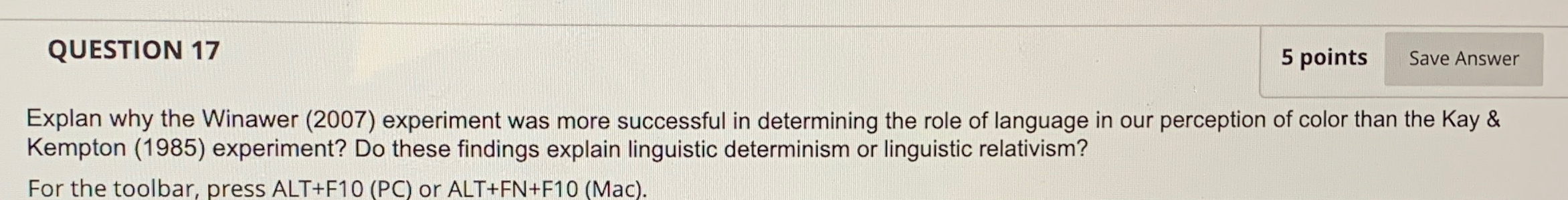 Solved ExplaIn why the Winawer (2007) ﻿experiment was more | Chegg.com