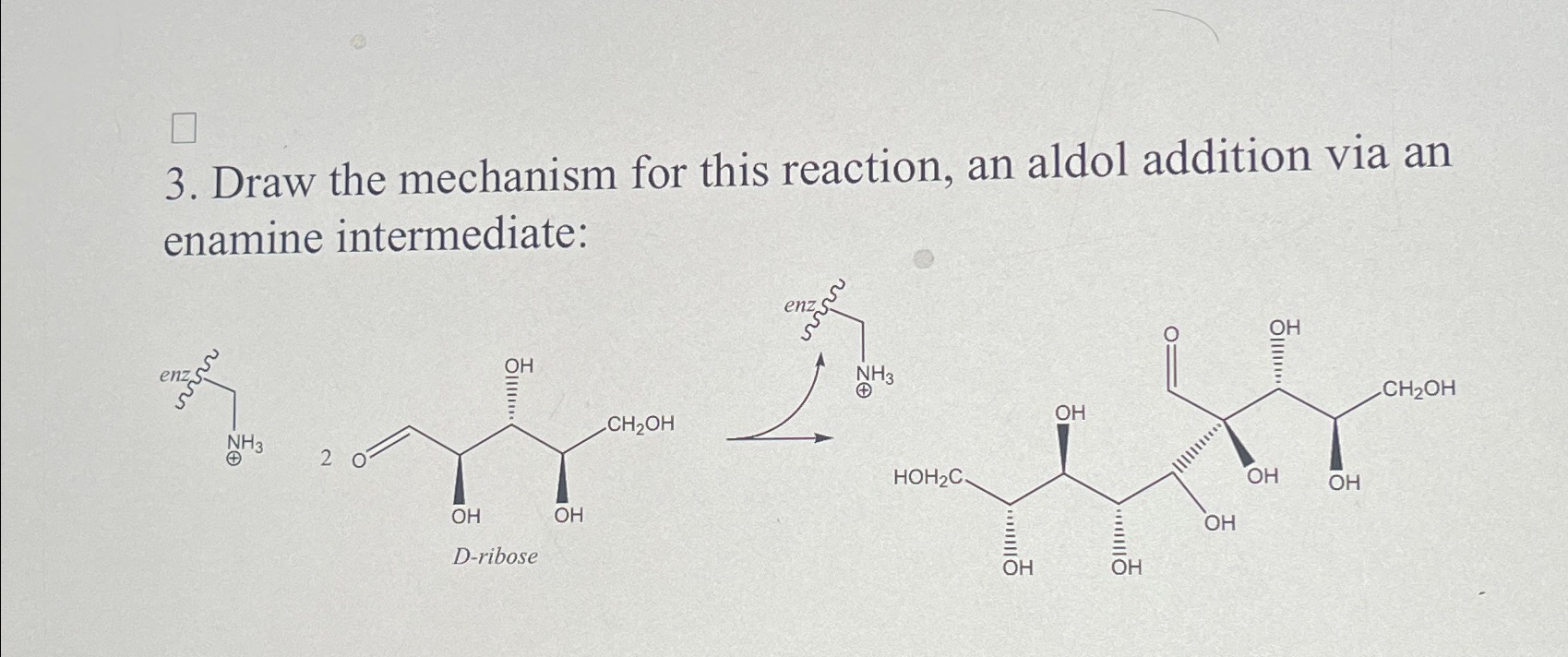 Solved Draw the mechanism for this reaction, an aldol | Chegg.com
