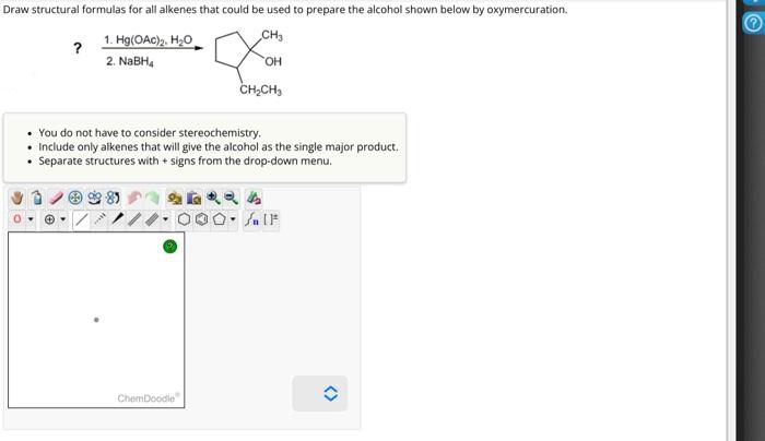 Solved Draw structural formulas for all alkenes that could | Chegg.com