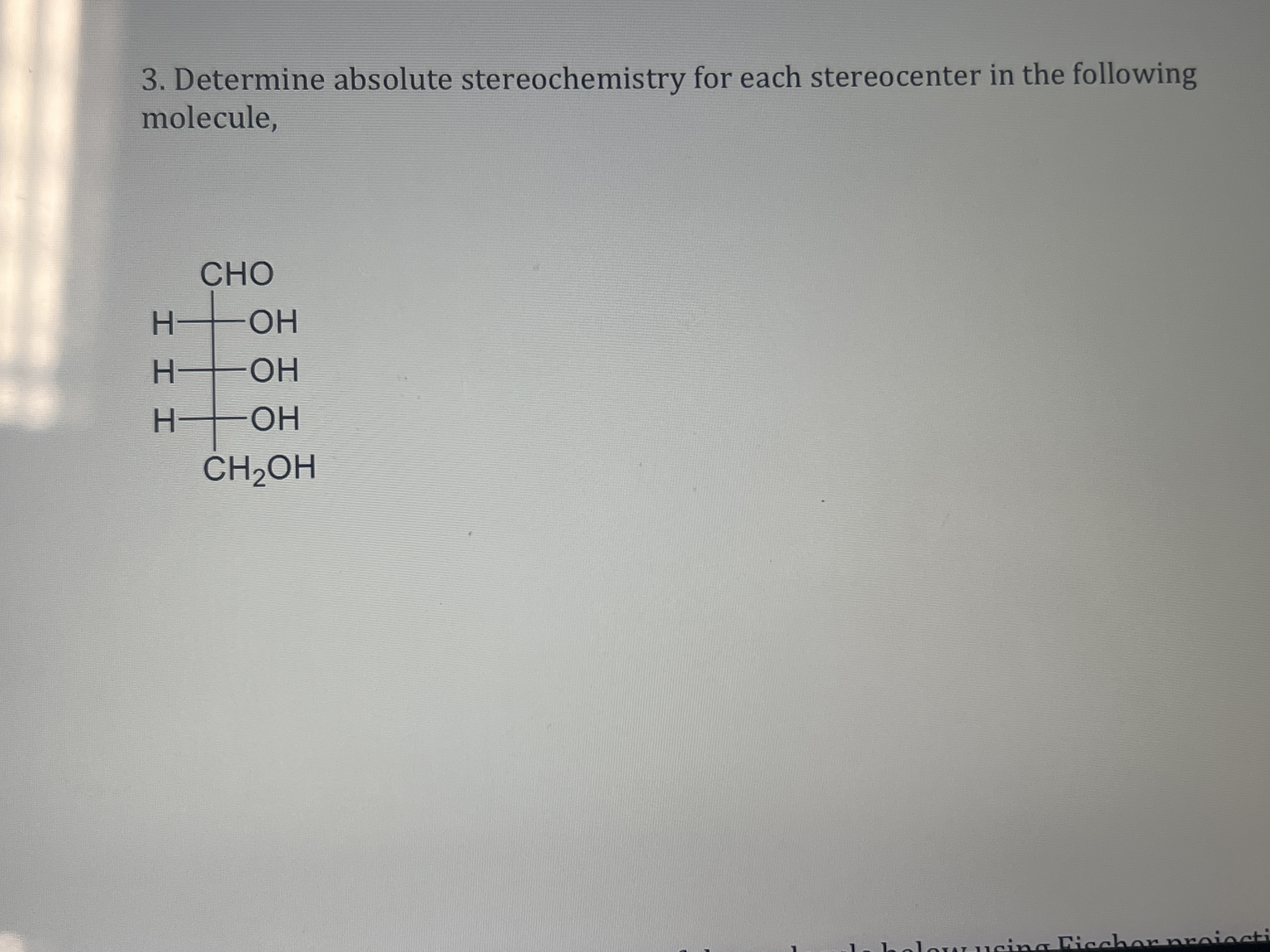Solved Determine absolute stereochemistry for each | Chegg.com