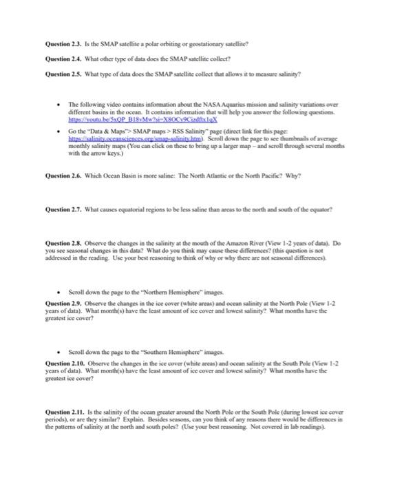 Solved Lab Activity: Ocean Circulation Part 1: El Niño - La | Chegg.com