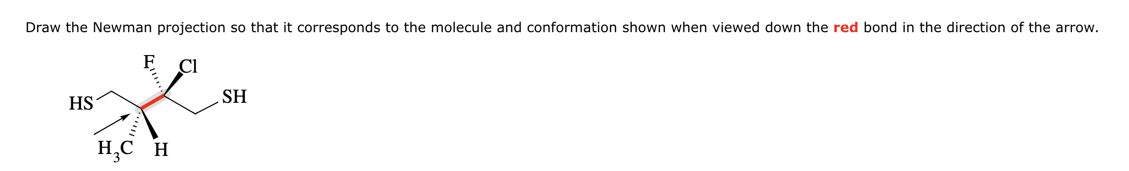 Solved Draw the Newman projection so that it corresponds to | Chegg.com