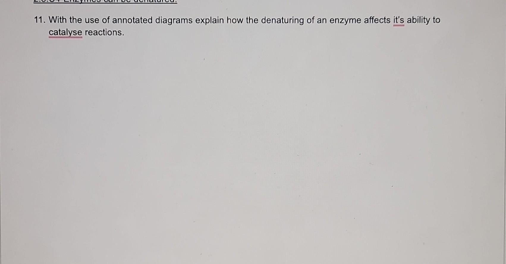 11. With the use of annotated diagrams explain how | Chegg.com
