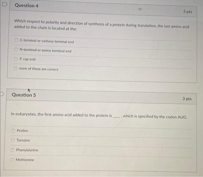 Solved D The decoding center of the ribosome functions to | Chegg.com