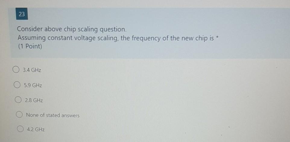 Solved 22 Transistor Scaling: Consider the following scaling | Chegg.com
