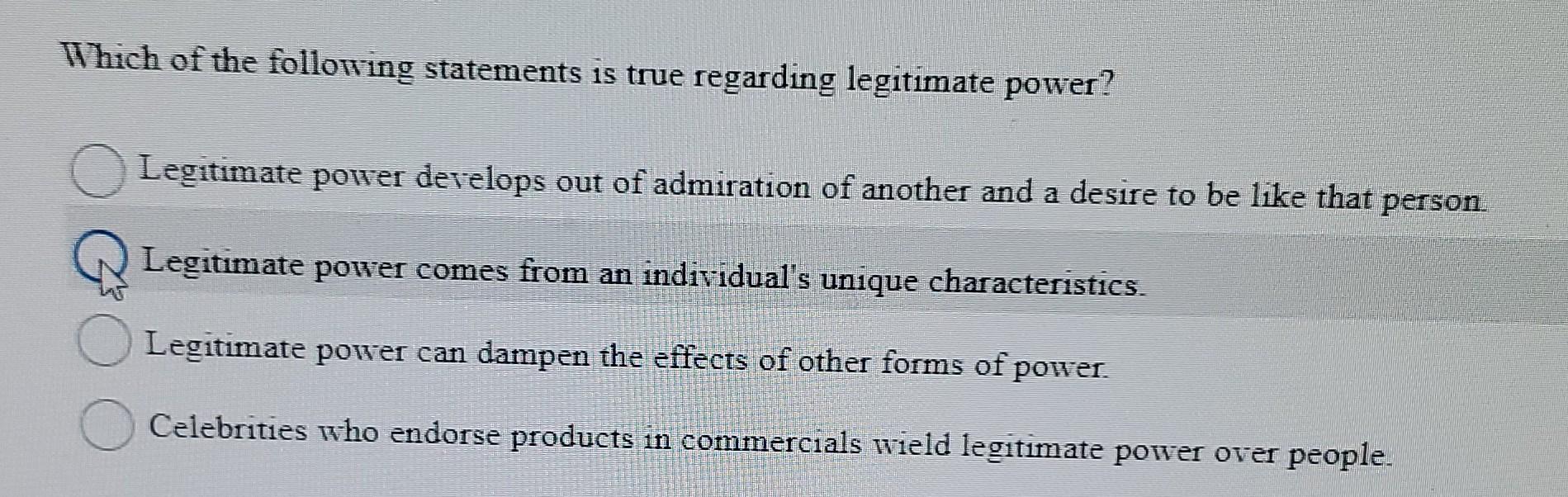 Solved Which of the following statements is true regarding | Chegg.com