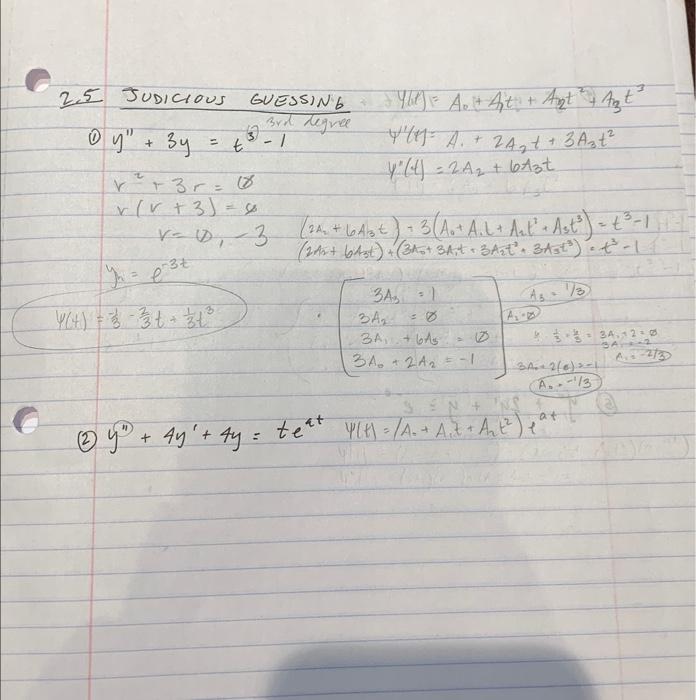 Solved can you please solve these differential equations | Chegg.com