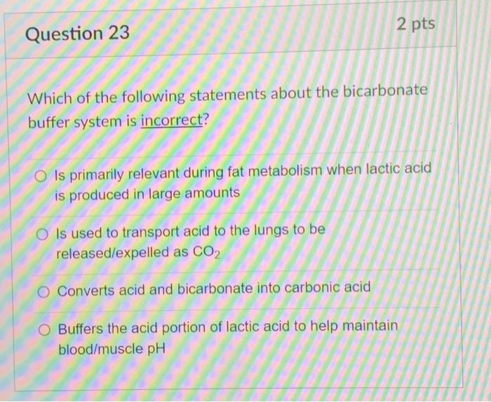 Solved Which of the following statements about the | Chegg.com