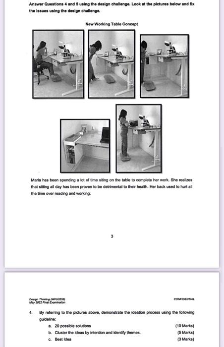 Answer Questions 4 and 5 using the design challenge. | Chegg.com