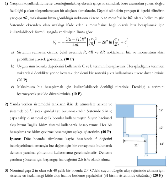 Solved V_(z)=-((P_(0)-P_(L))R^(2))/(4\mu | Chegg.com
