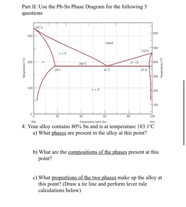 Phase Diagrams Bis-sn Lab Procedure Solved Use The Pb-sn Pha
