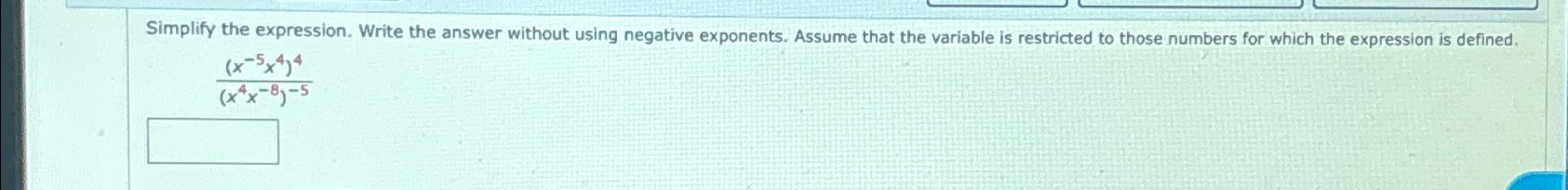 Solved Simplify the expression. Write the answer without | Chegg.com