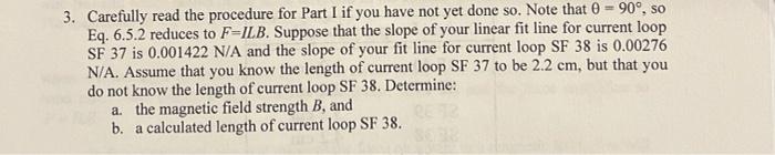 Solved 3. Carefully read the procedure for Part I if you | Chegg.com
