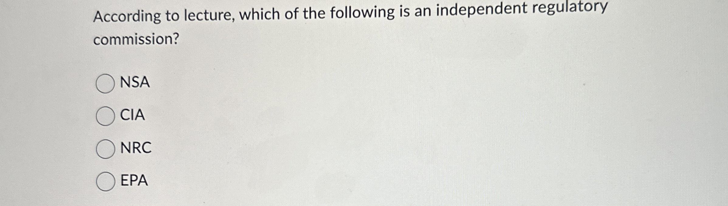 Solved According to lecture, which of the following is an | Chegg.com