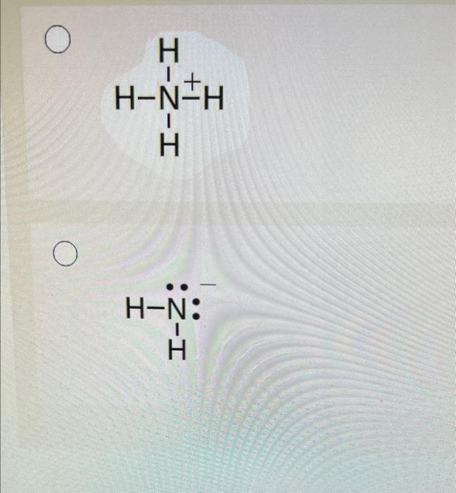 Solved Which is not a reasonable bonding pattern for | Chegg.com