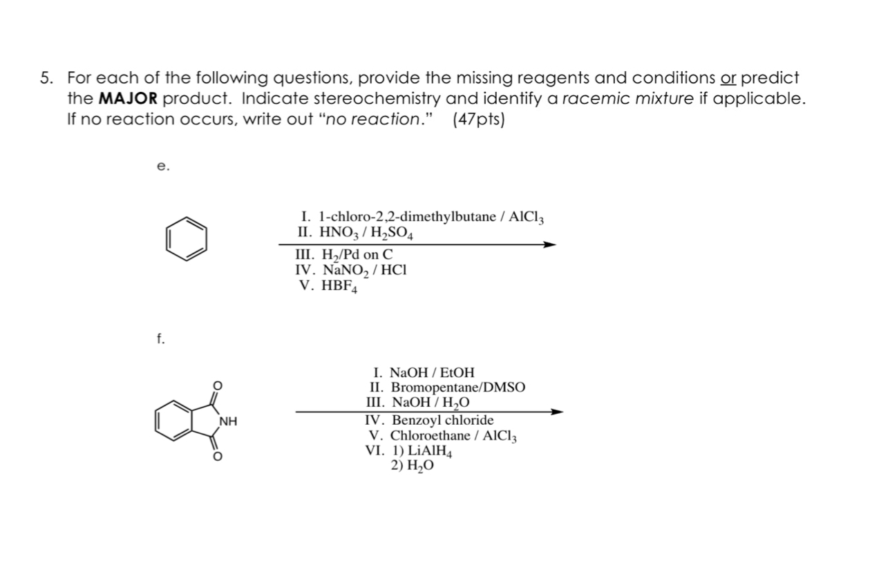 Solved For each of the following questions, provide the | Chegg.com