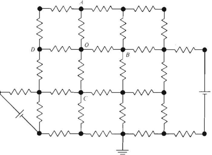 Solved Figure shows a two-dimensional network composed of | Chegg.com