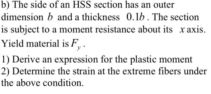 Solved 2 TT - Ž JE1,63 +( ( у a) The elastic critical moment | Chegg.com