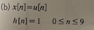 Solved Solve it using matlab. Plot x[n], h[n], and y[n] for | Chegg.com
