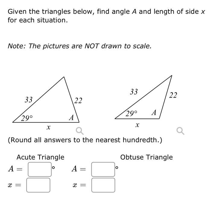 Solved The area of this triangle is square units. Round the | Chegg.com