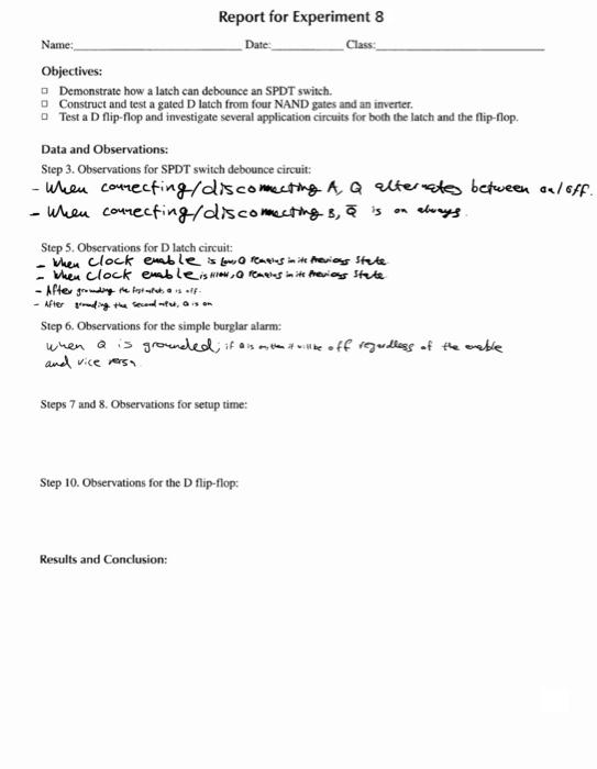 Solved Name Date Class Objectives Demonstrate How A