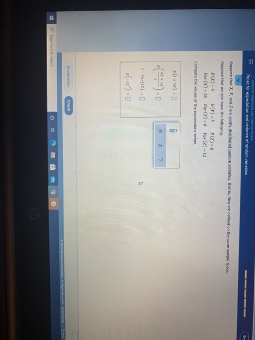 Solved Random Variables And Distributions Rules For 8785