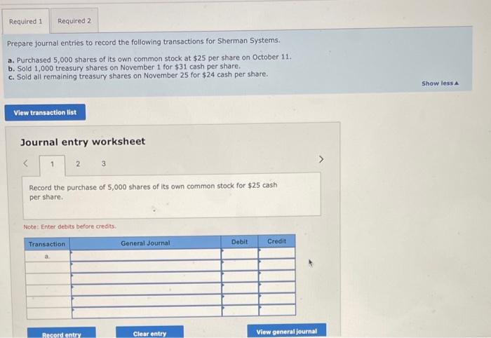 Solved Exercise 13-13 (Static) Recording and reporting | Chegg.com