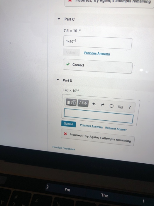 Solved Estimate the order of magnitude (power of ten) of: | Chegg.com