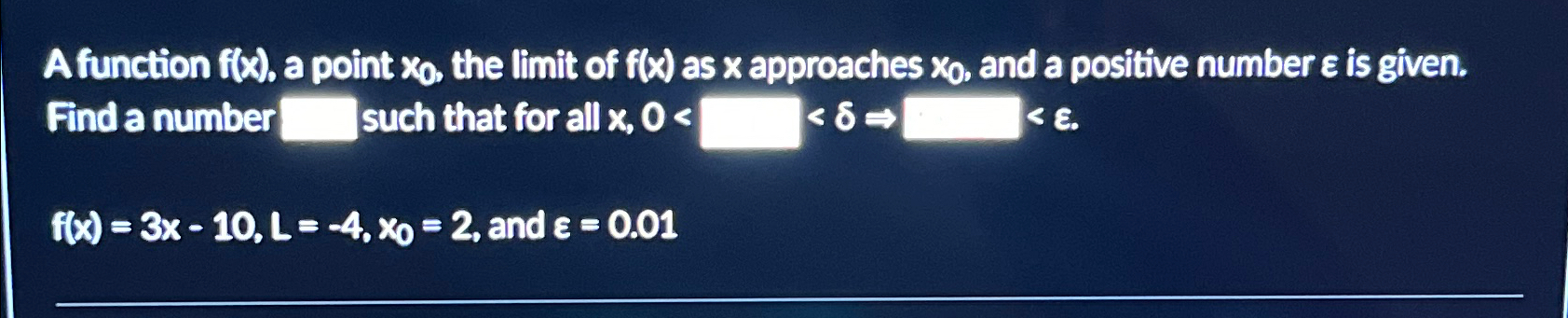 Solved Afunction f(x), ﻿a point x0, ﻿the limit of f(x) ﻿as x | Chegg.com