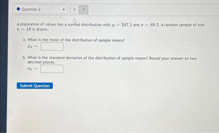 Solved A population of values has a normal distribution with | Chegg.com