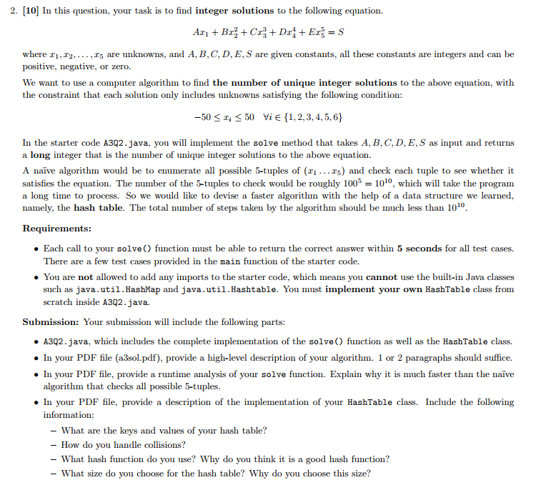 Solved [10] ﻿In this question, your task is to find integer | Chegg.com