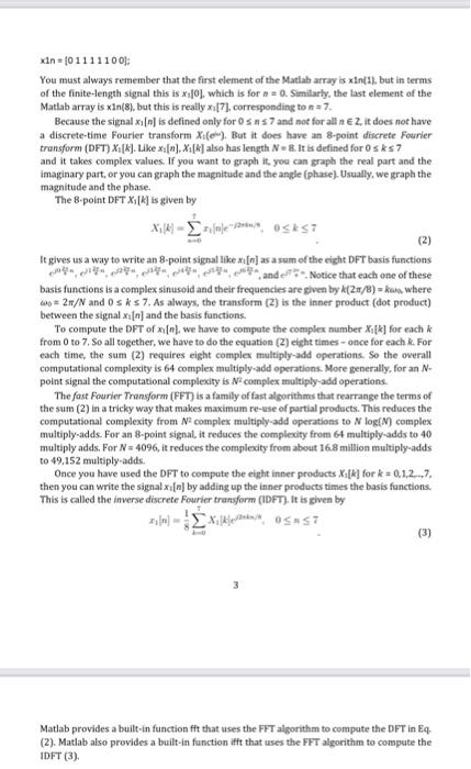 Solved ×2n Ifftifftshift X1kshift 2 Task 2 Modify The 