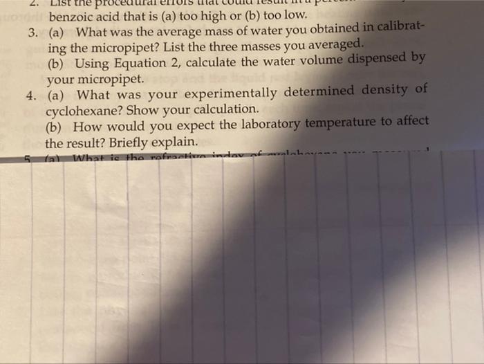 TECH 702 - Using Microscale Techniques Final Report | Chegg.com
